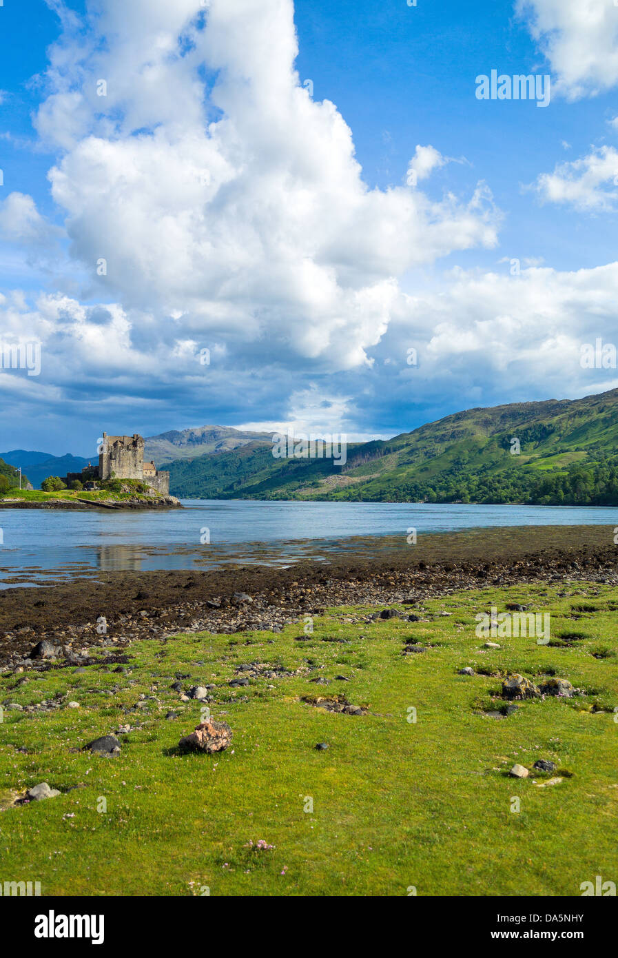 Europe Great Britain, Scotland, Highlands, landscape with the Eilean ...