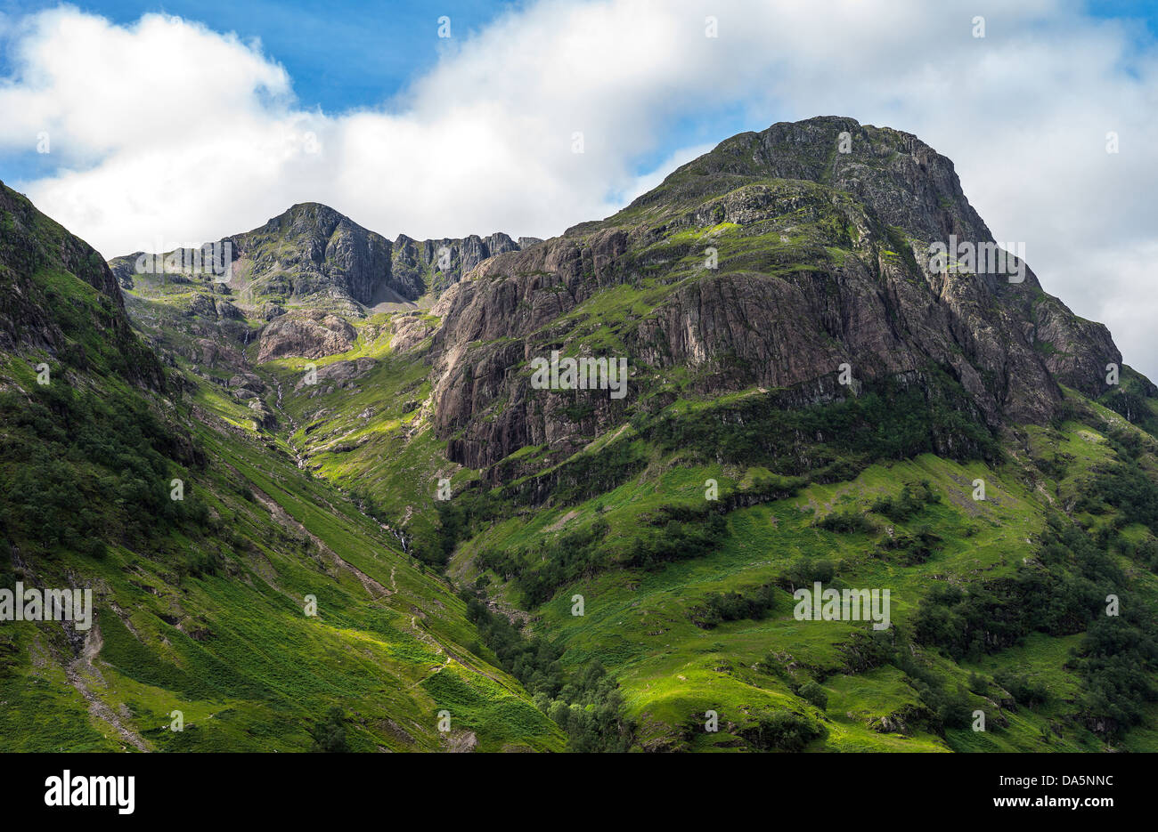 Europe Great Britain, Scotland, Highlands, the famous Glen Coe ...