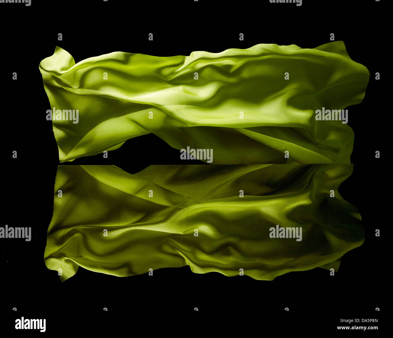 chiffon floating fabric blowing wind falling frozen pretty shapes Stock ...