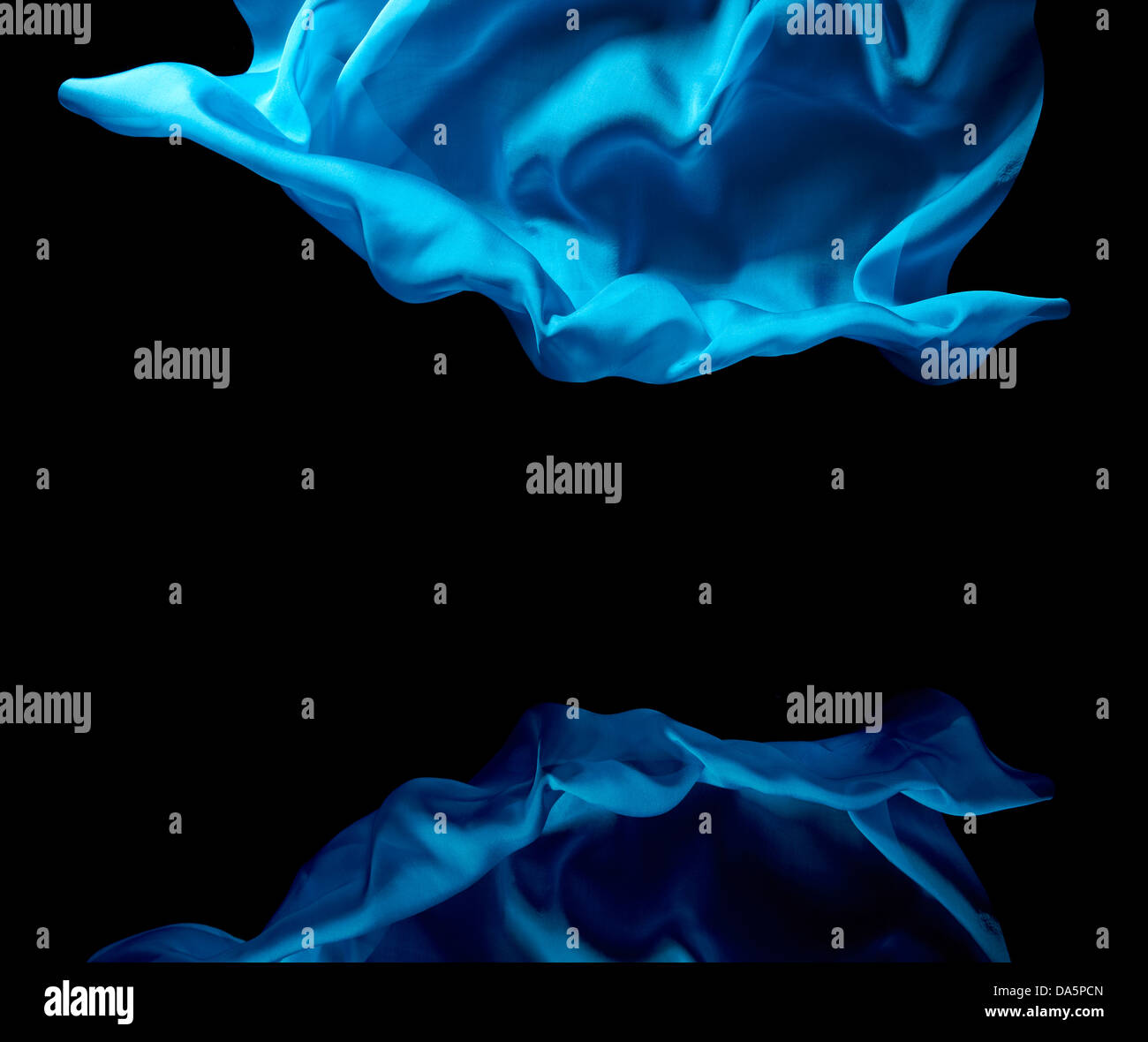 chiffon floating fabric blowing wind falling frozen pretty shapes Stock ...