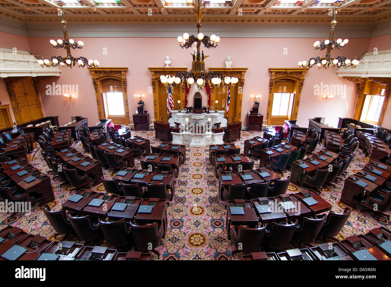 The Ohio General Assembly at the Ohio Statehouse in Columbus, Ohio, USA ...
