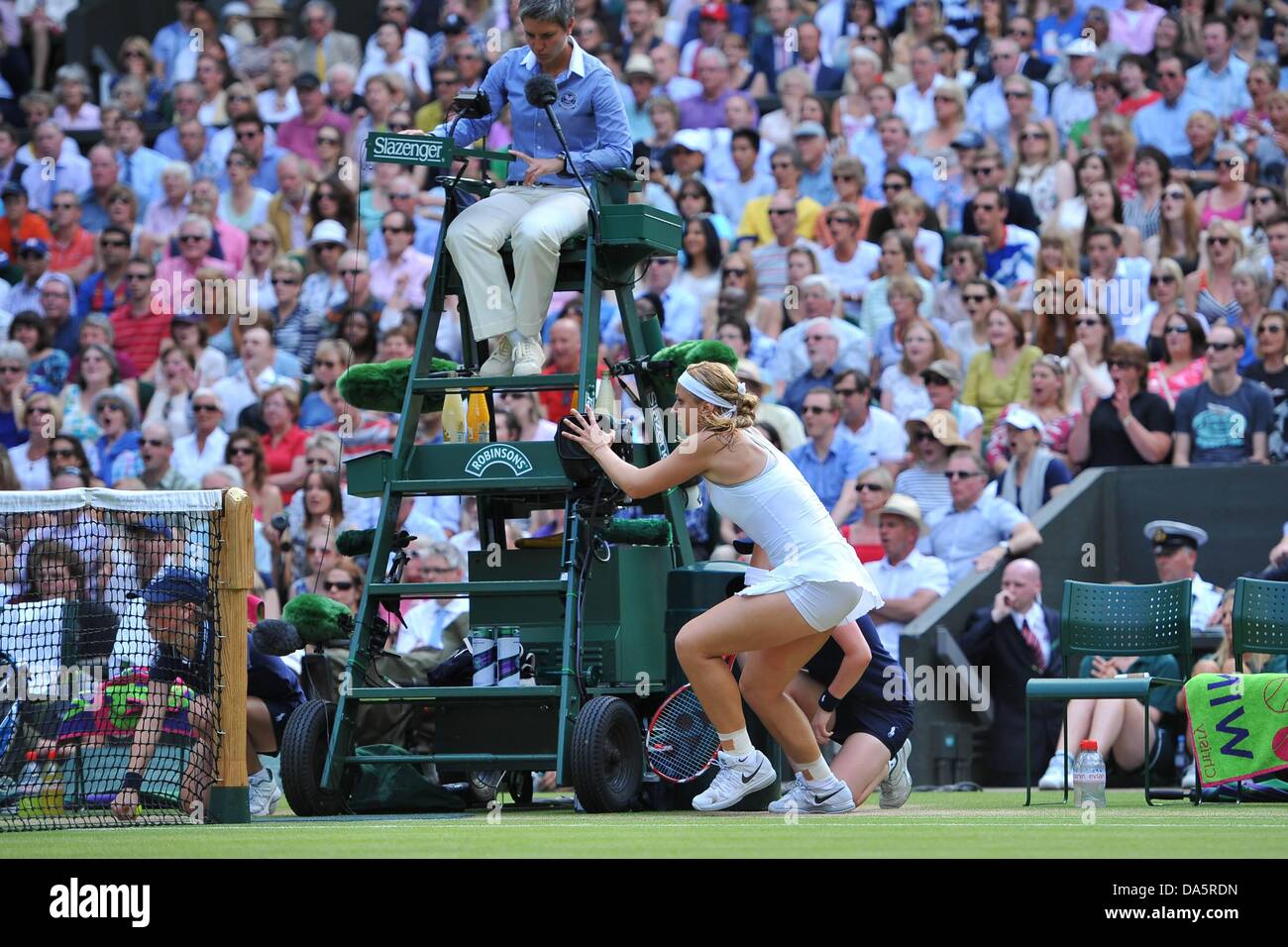 Wimbledon, London, UK. 04th July, 2013. Wimbledon 2013 Day 10, ladies ...