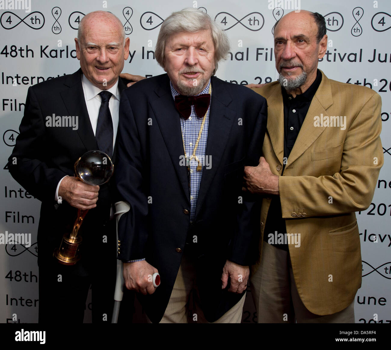 Karlovy Vary, Czech Republic,. 4th July, 2013. Famous Czech painter and ...