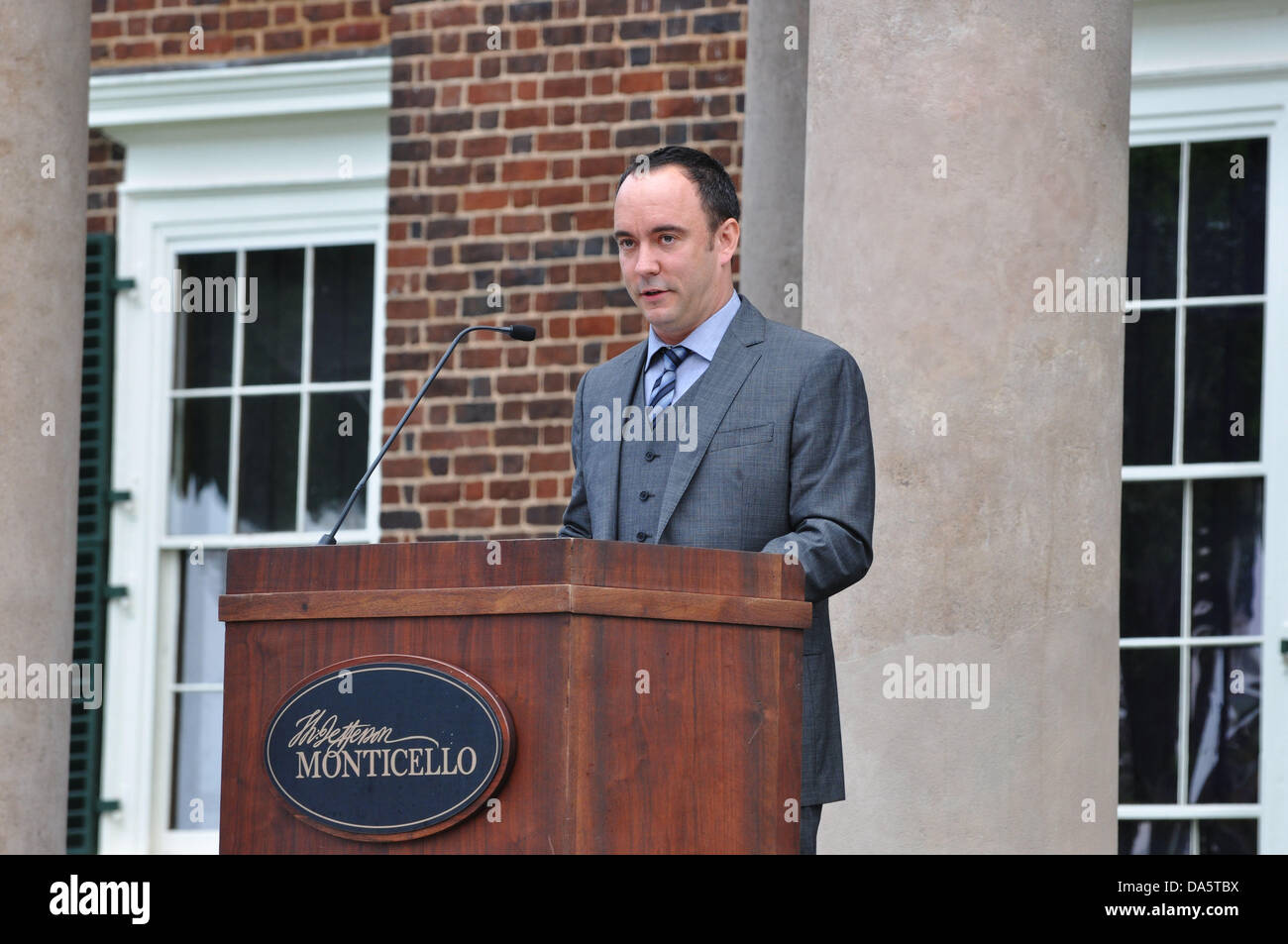 July 3, 2013 - Charlottesville, Virginia, USA - Singer DAVE MATTHEWS is ...