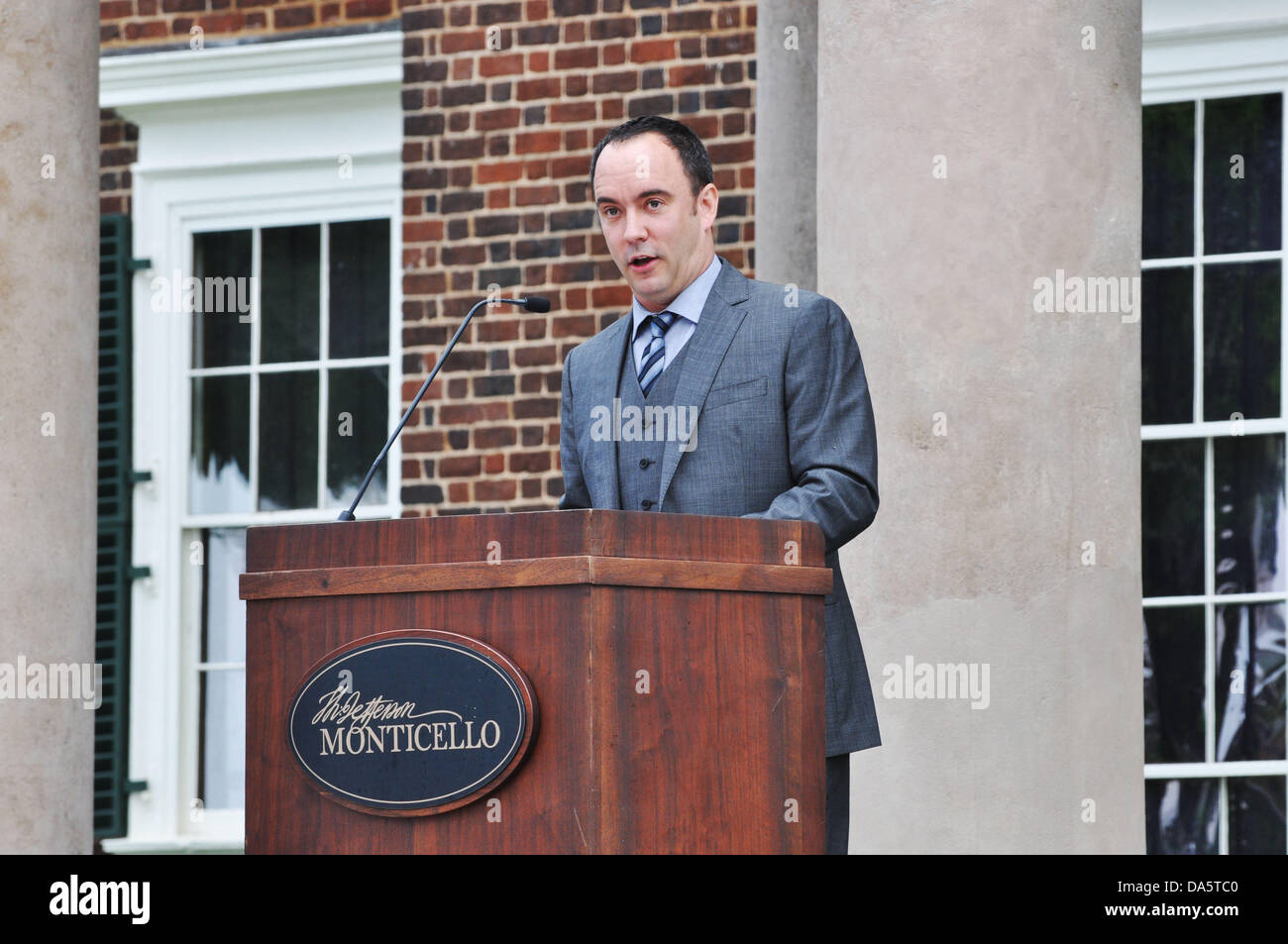 July 3, 2013 - Charlottesville, Virginia, USA - Singer DAVE MATTHEWS is ...