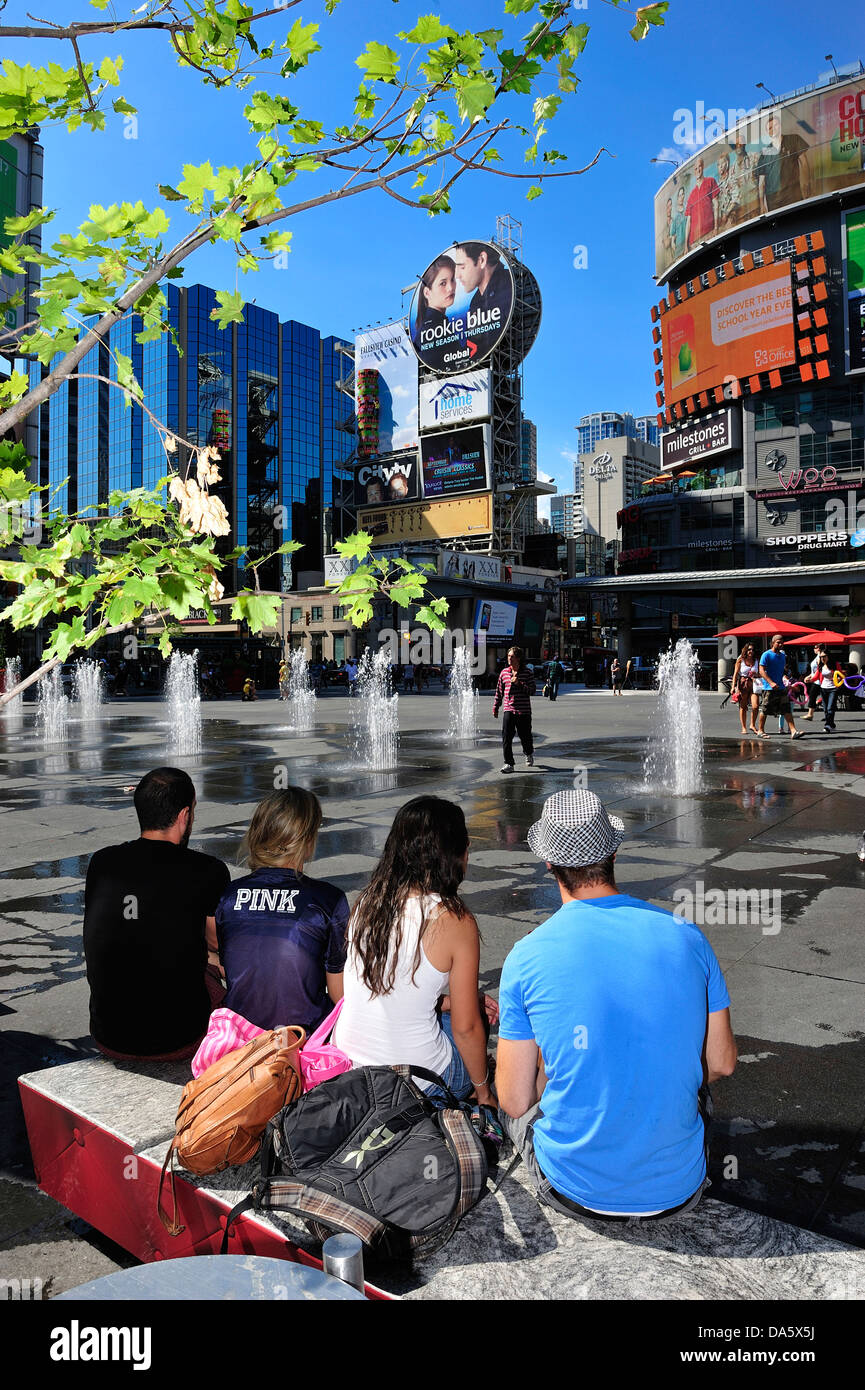 Canada, Ontario, Public Square, Toronto, Travel, Yonge Dundas Square ...
