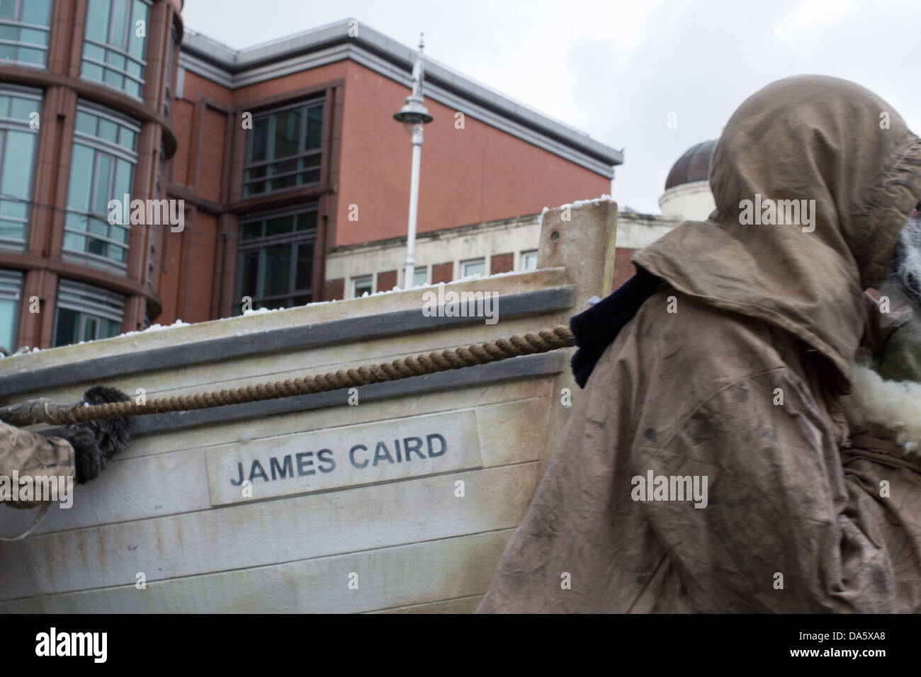 James Caird, boat, St. Patrick's Parade, Dublin, Ireland Stock Photo ...