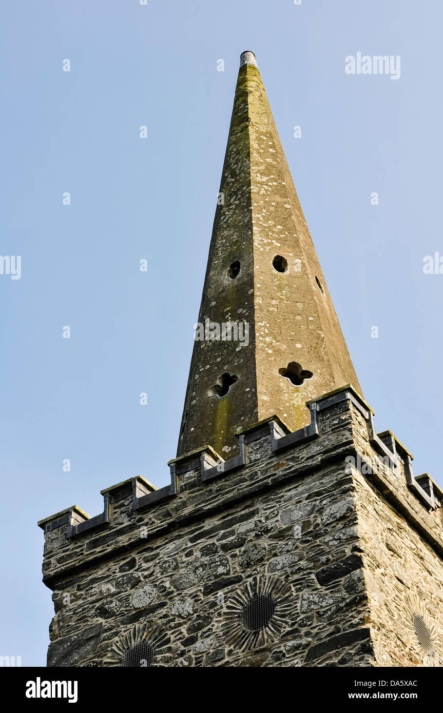 Pointed bell tower church hi-res stock photography and images - Alamy