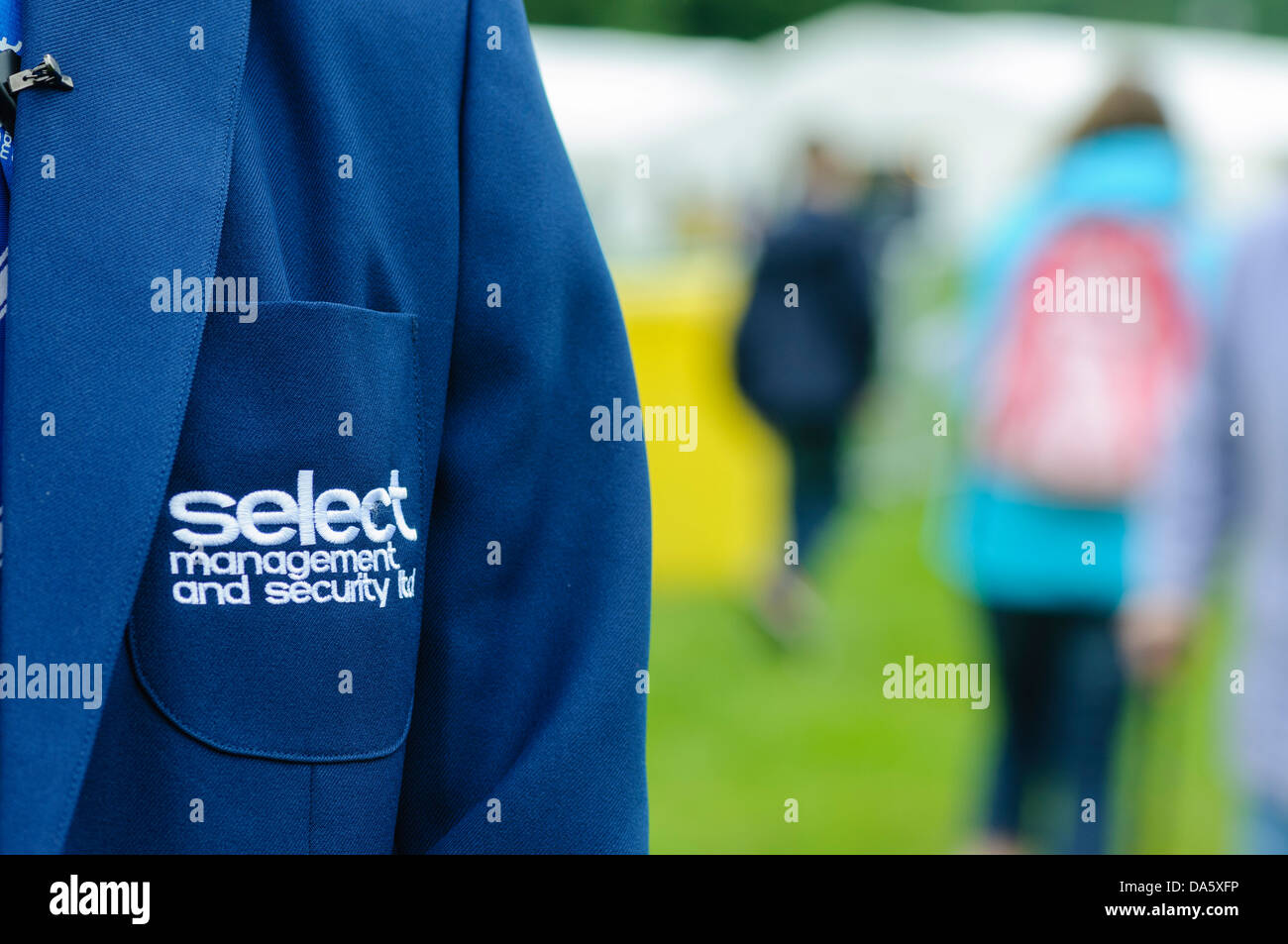 Security guard wears a formal uniform for Select Security, a provider ...