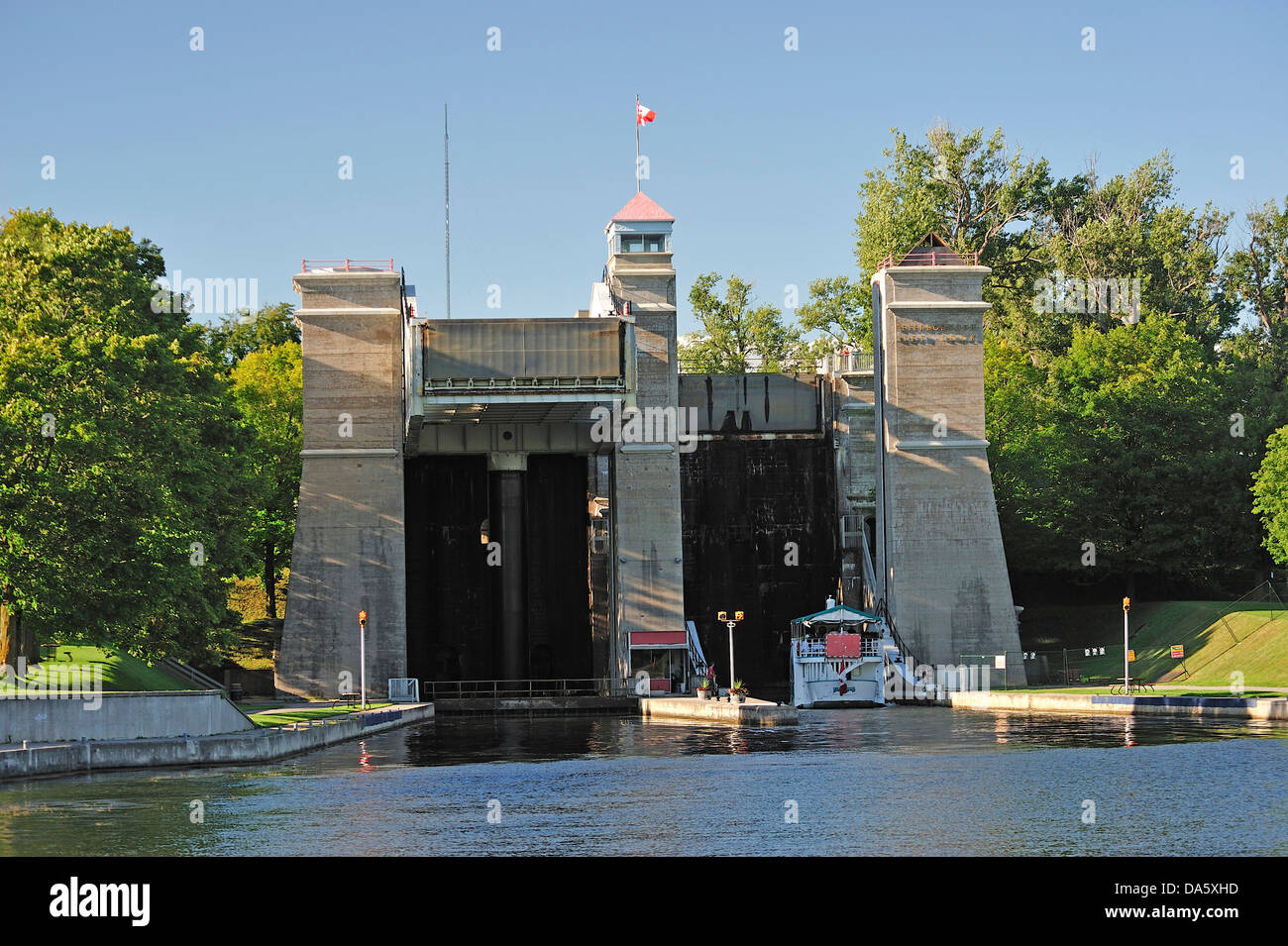 Canada, Canal, Clouds, Lift Lock, Lift, Lock, Ontario, Peterborough ...