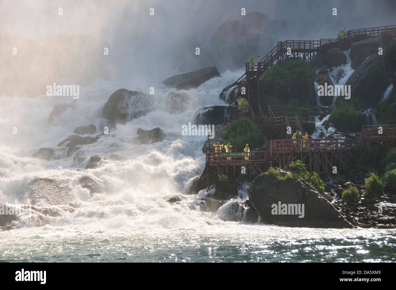 Mist, spray, falling, water, Waterfall, giant falls, Niagara Falls ...