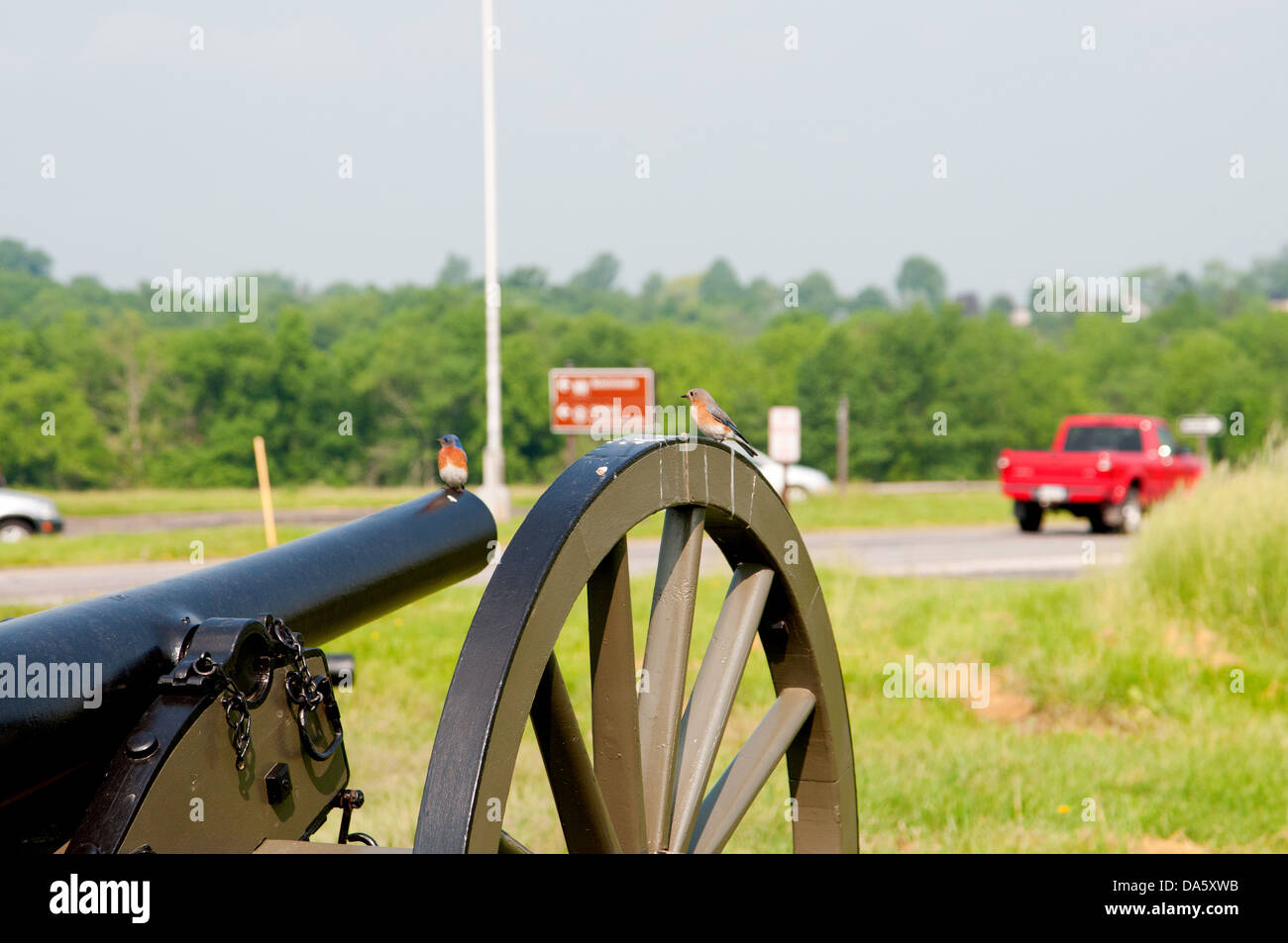 Canon at Gettysburg Stock Photo - Alamy