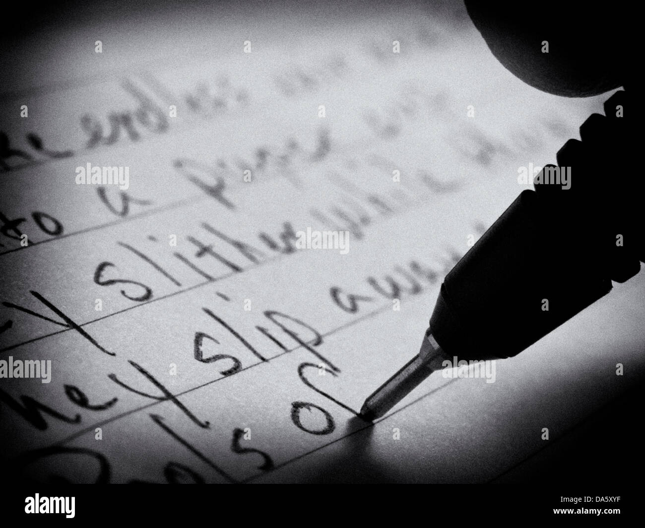 Ink and paper detail hi-res stock photography and images - Alamy