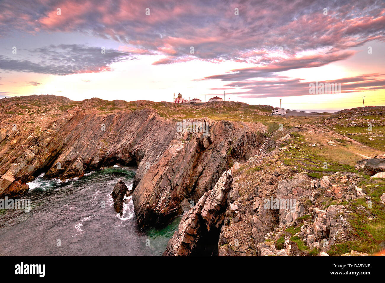 Motorhome, RV, Camper, Bonavista, Lighthouse, Newfoundland, Canada ...