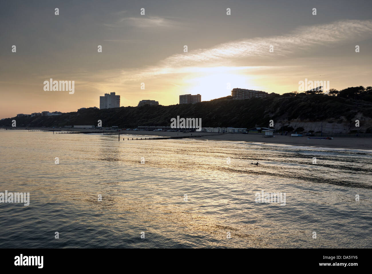 Boscombe sunset hi-res stock photography and images - Alamy