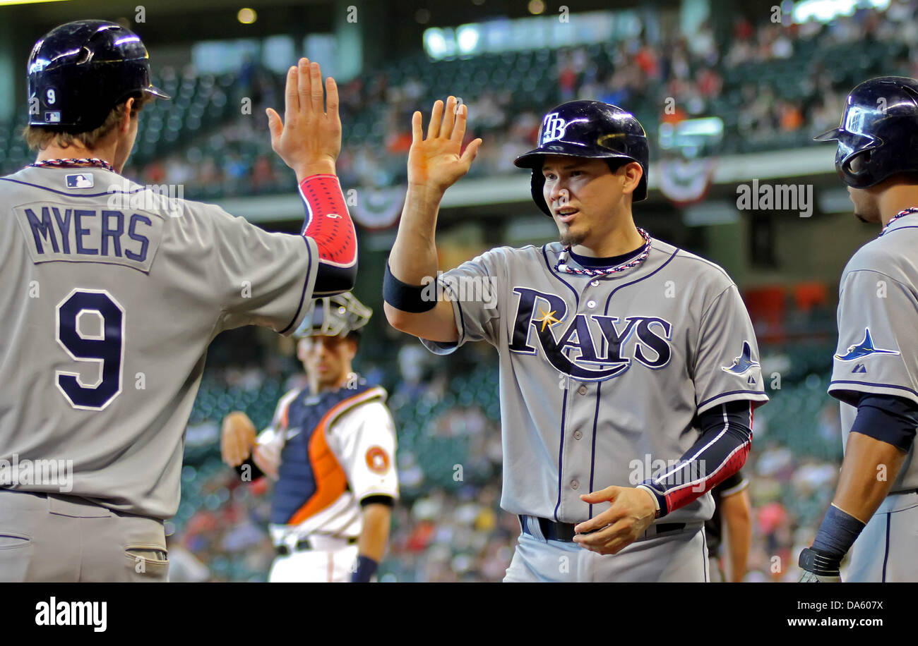 Houston, Texas, USA. 4th July, 2013. JUL 04 2013: Tampa Bay Rays ...