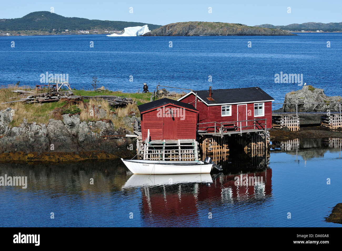 Fishing Village, North Coast, Newfoundland, Canada, village, water ...