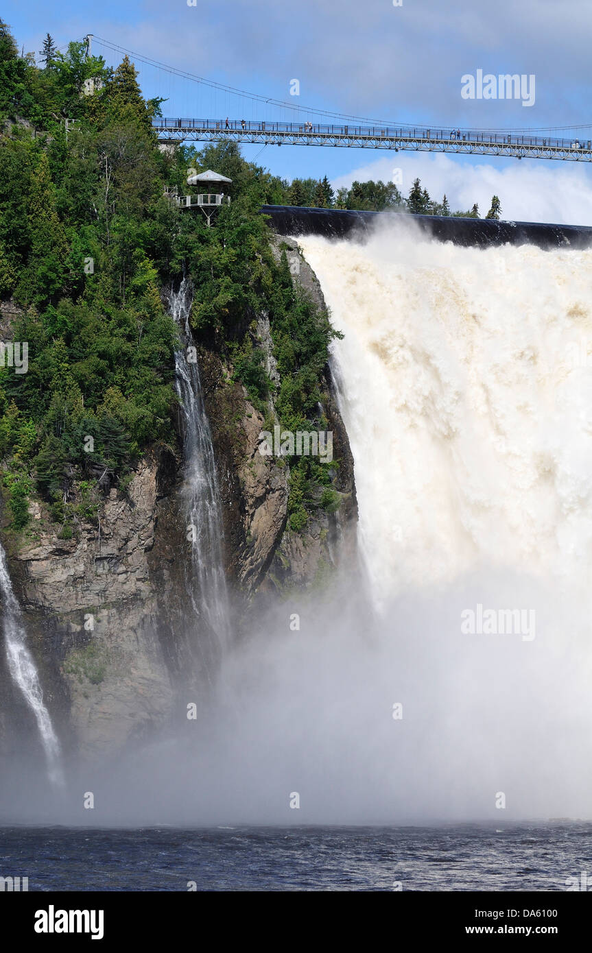 Parc de la chute montmorency waterfall hi-res stock photography and ...