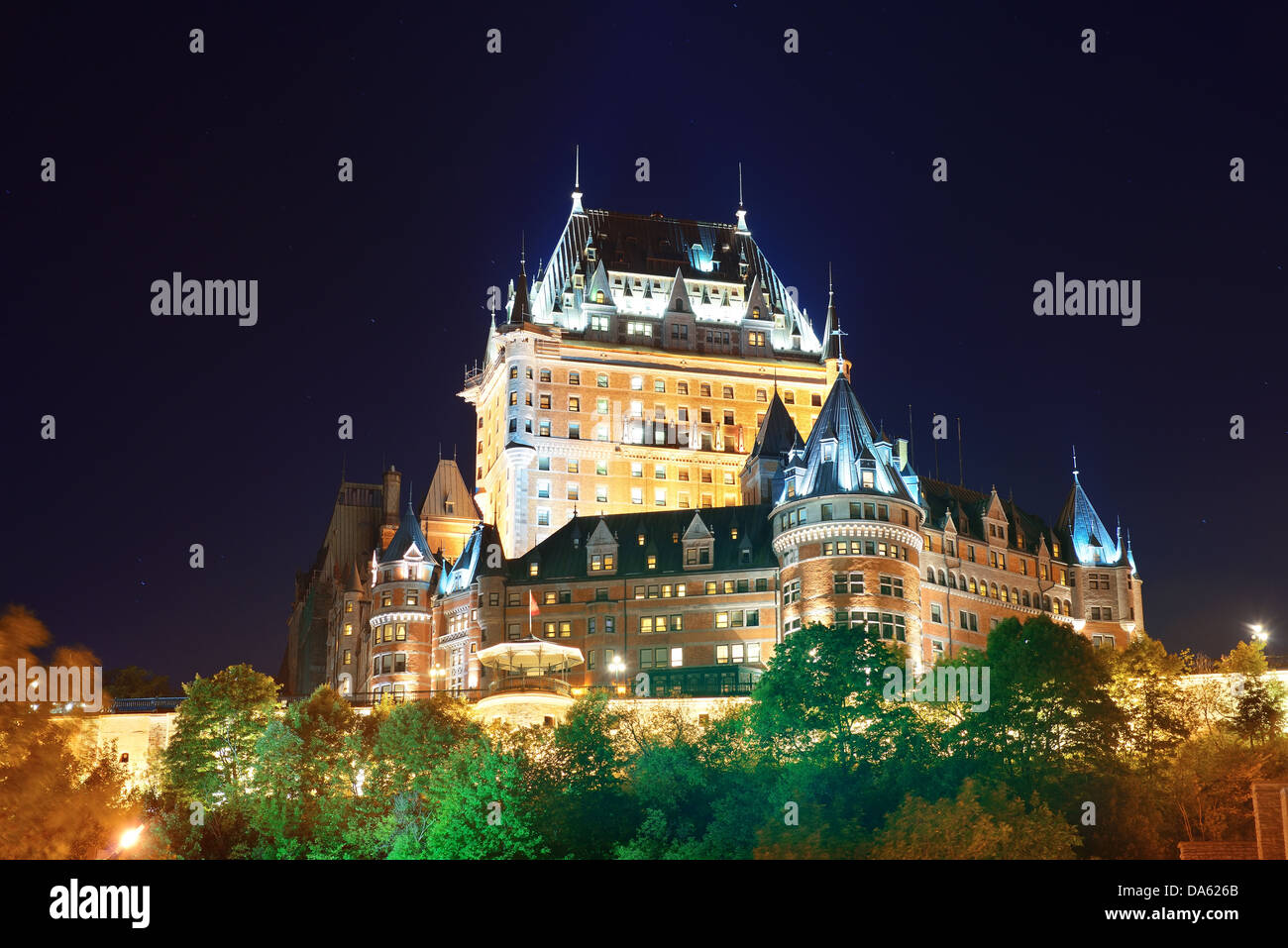 Chateau Frontenac At Night High Resolution Stock Photography and Images ...