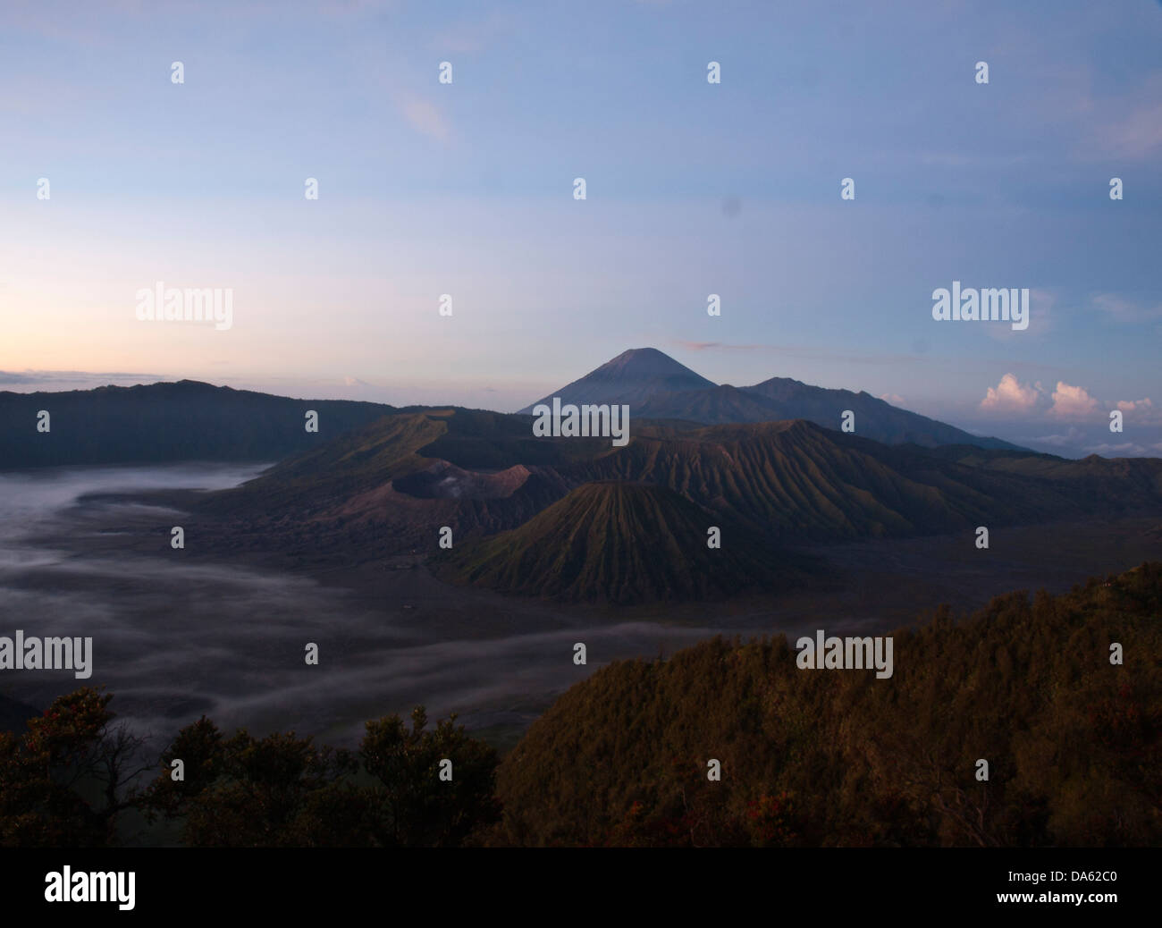 Bromo volcano at sunrise Stock Photo - Alamy