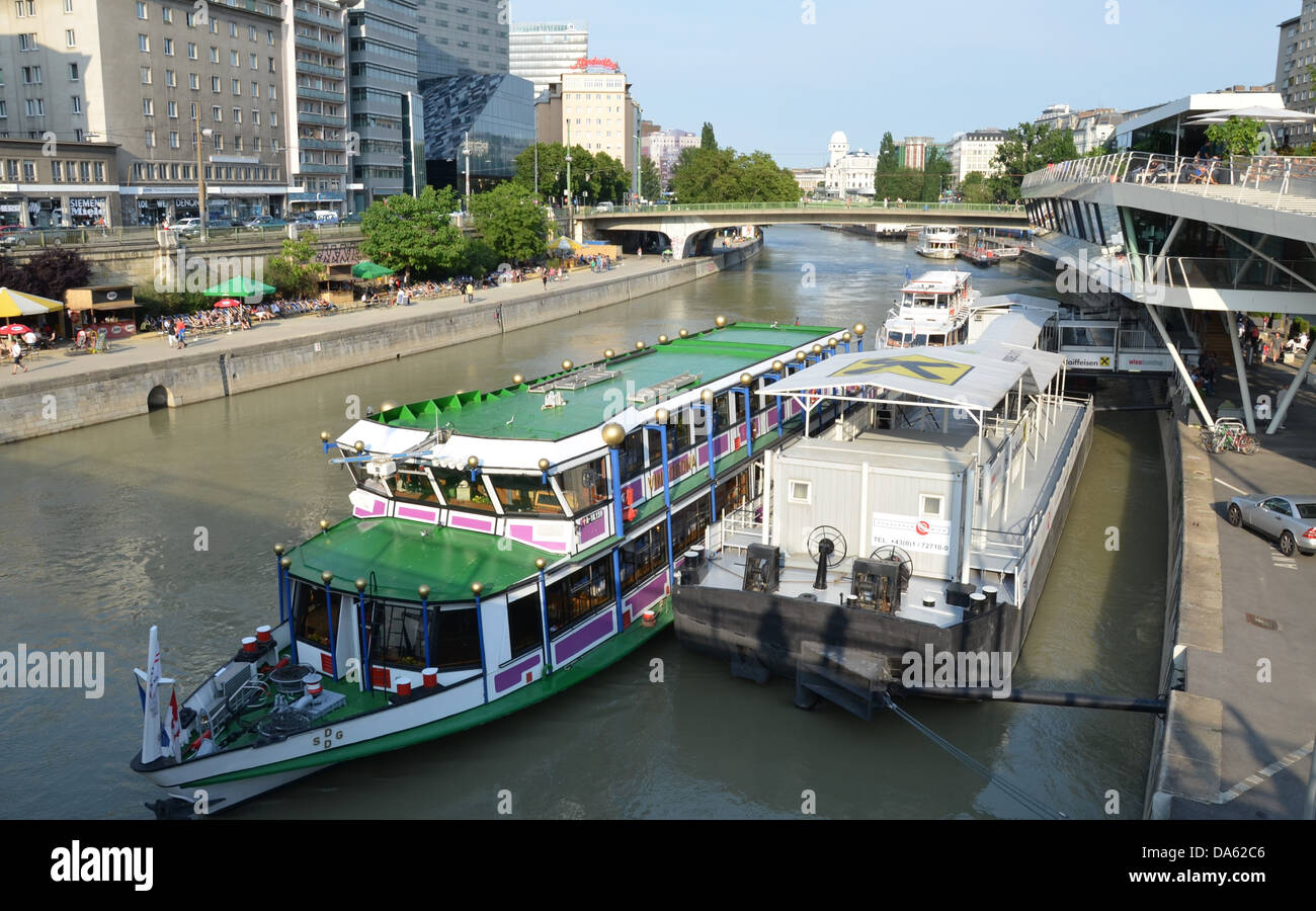 Visiting Vienna by boat is a great experience which takes you through a ...