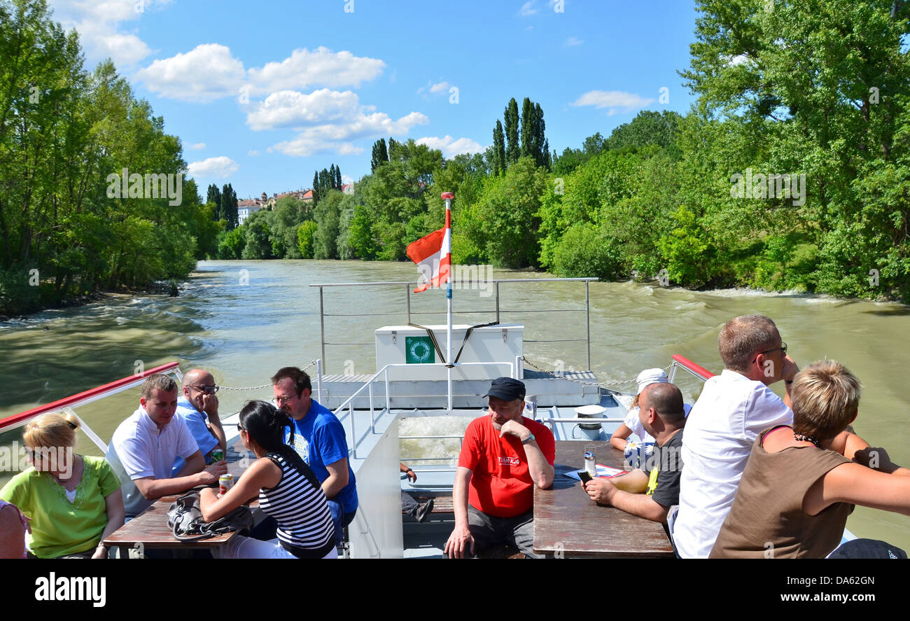Boat trip across danube hi-res stock photography and images - Alamy