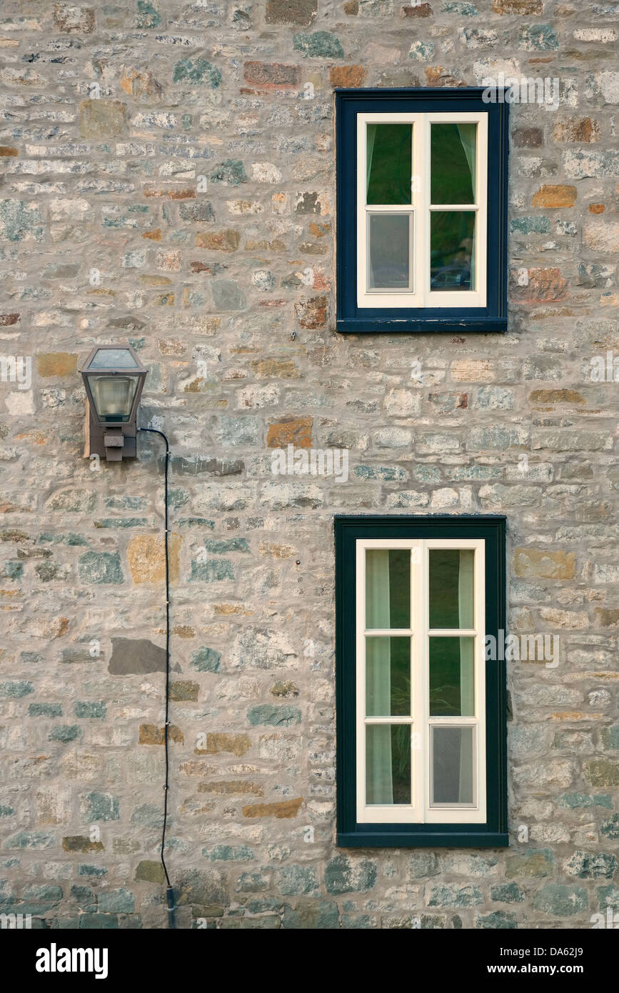 Ancient window of old building in Quebec City Stock Photo - Alamy