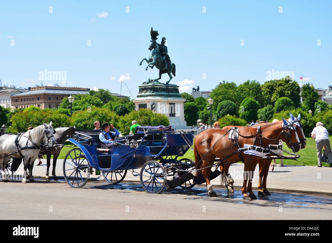 The fiakers, horse-drawn carriages, which have transported people round ...