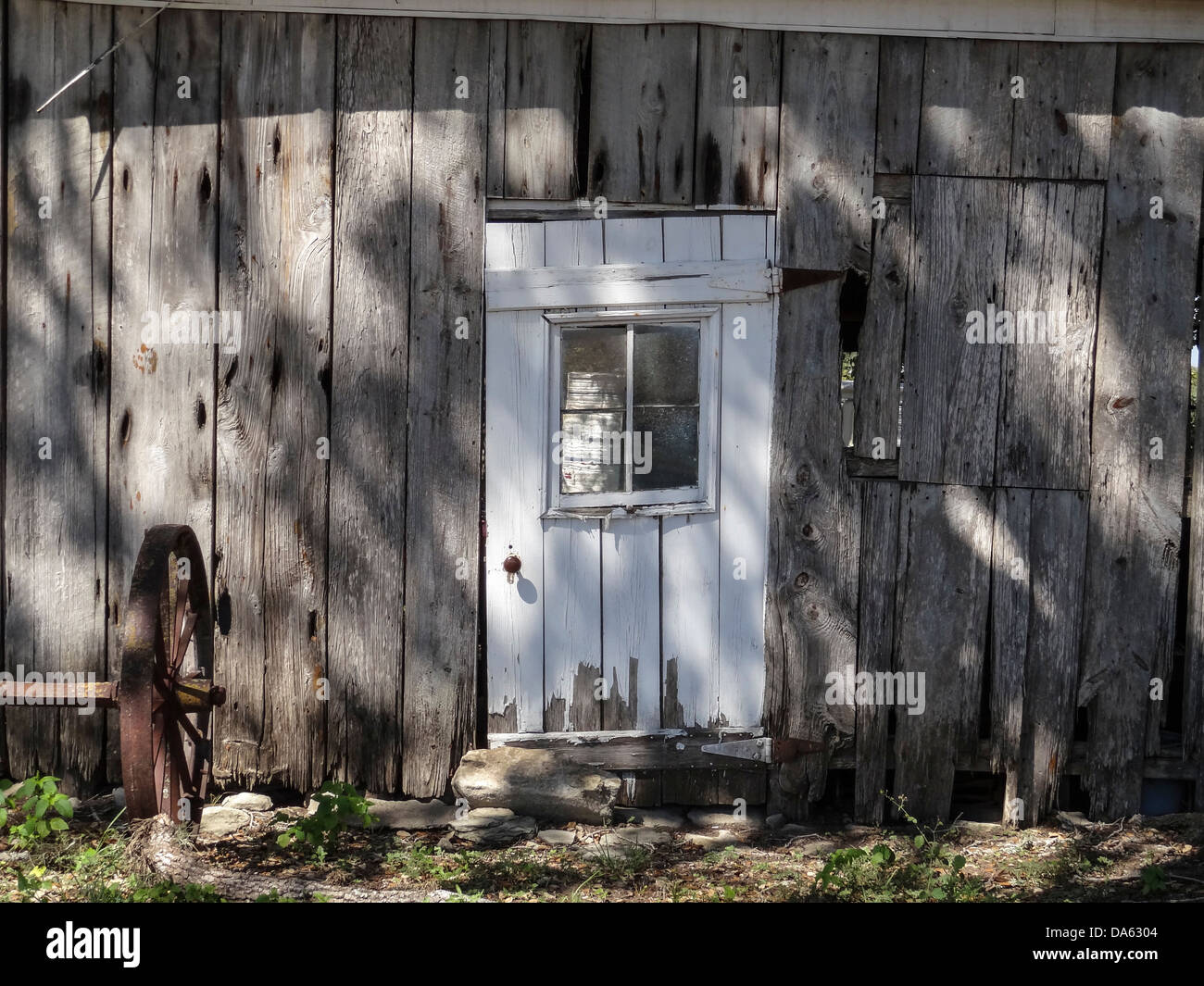 Independence, old door, Seward, Plantation, Texas, USA, United States ...