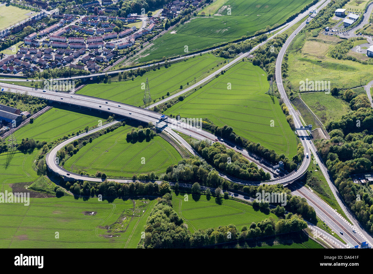 Motorway Junction Aerial High Resolution Stock Photography and Images ...