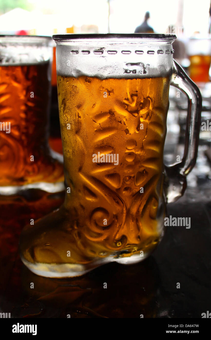 Glass beer boot hi-res stock photography and images - Alamy