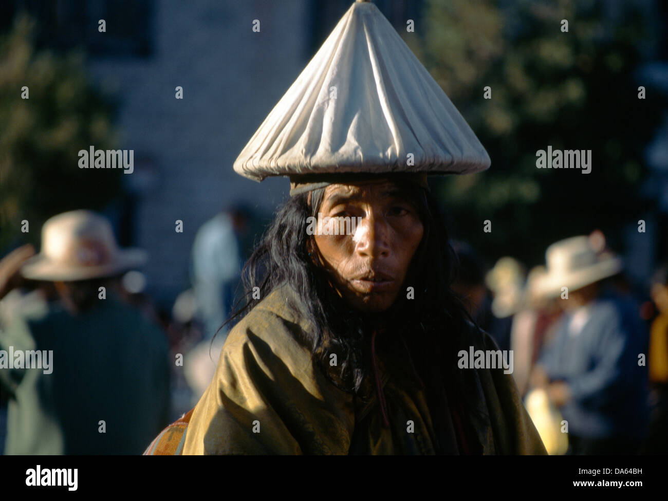 pilgrim the barkor lhasa tibet china Stock Photo - Alamy
