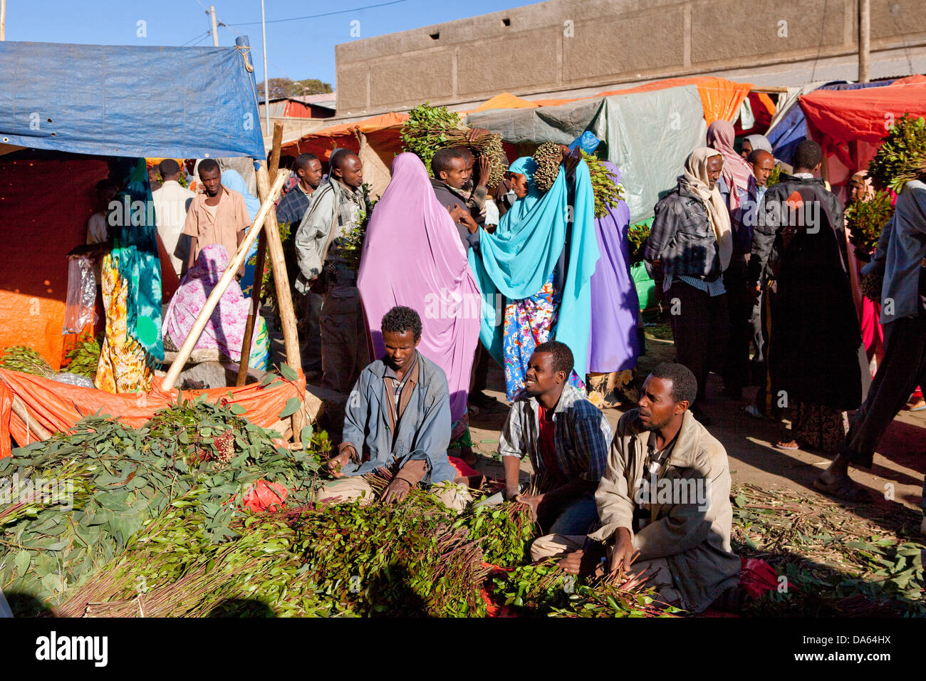 Qatmarkt, market, Awedea, Africa, town, city, Qat hat, Khat Qat ...