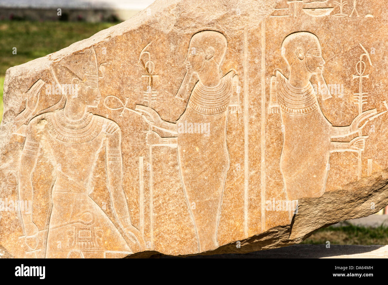 Stone carving outside the Egyptian Museum, also known as Museum of ...