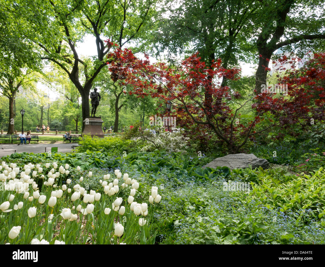 Central park spring flowers hi-res stock photography and images - Alamy
