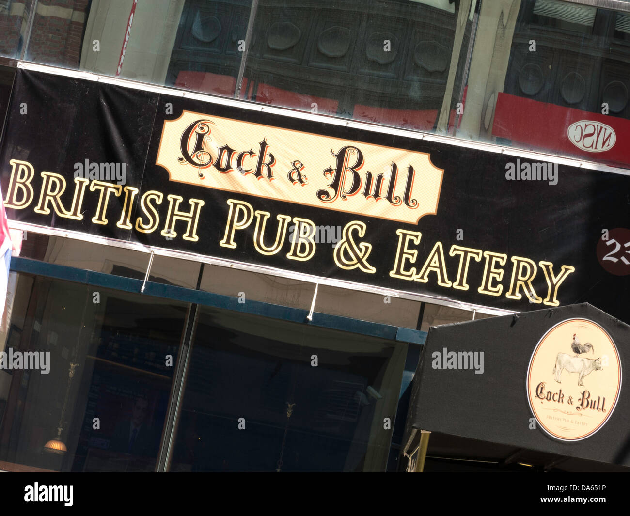 Cock & Bull, British Pub & Eatery, 23 W 45th St New York, NY, USA Stock ...