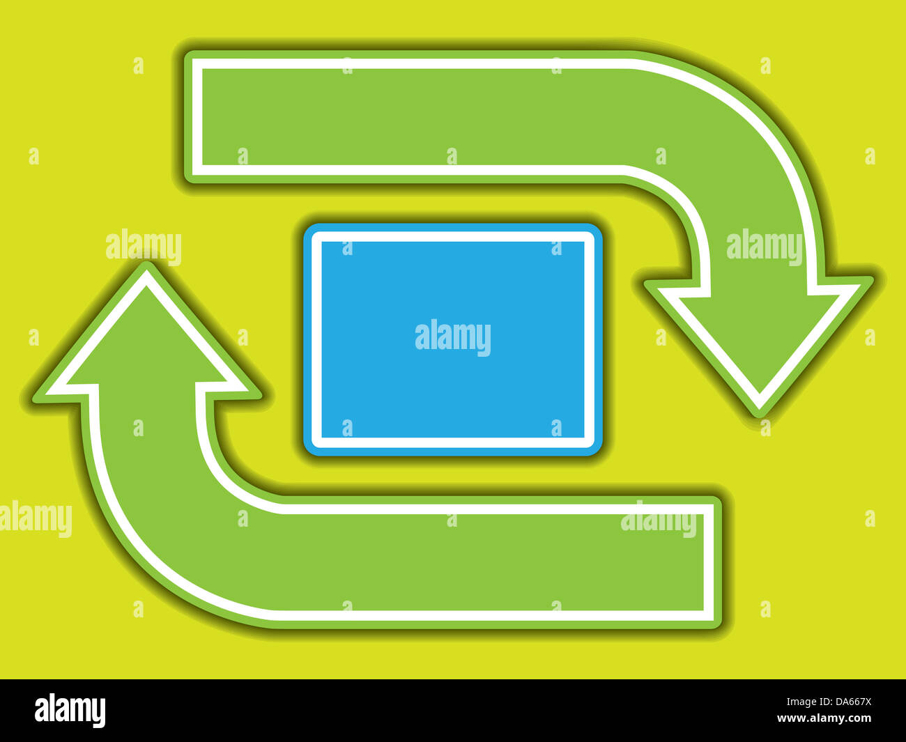 Rounded arrows hi-res stock photography and images - Alamy