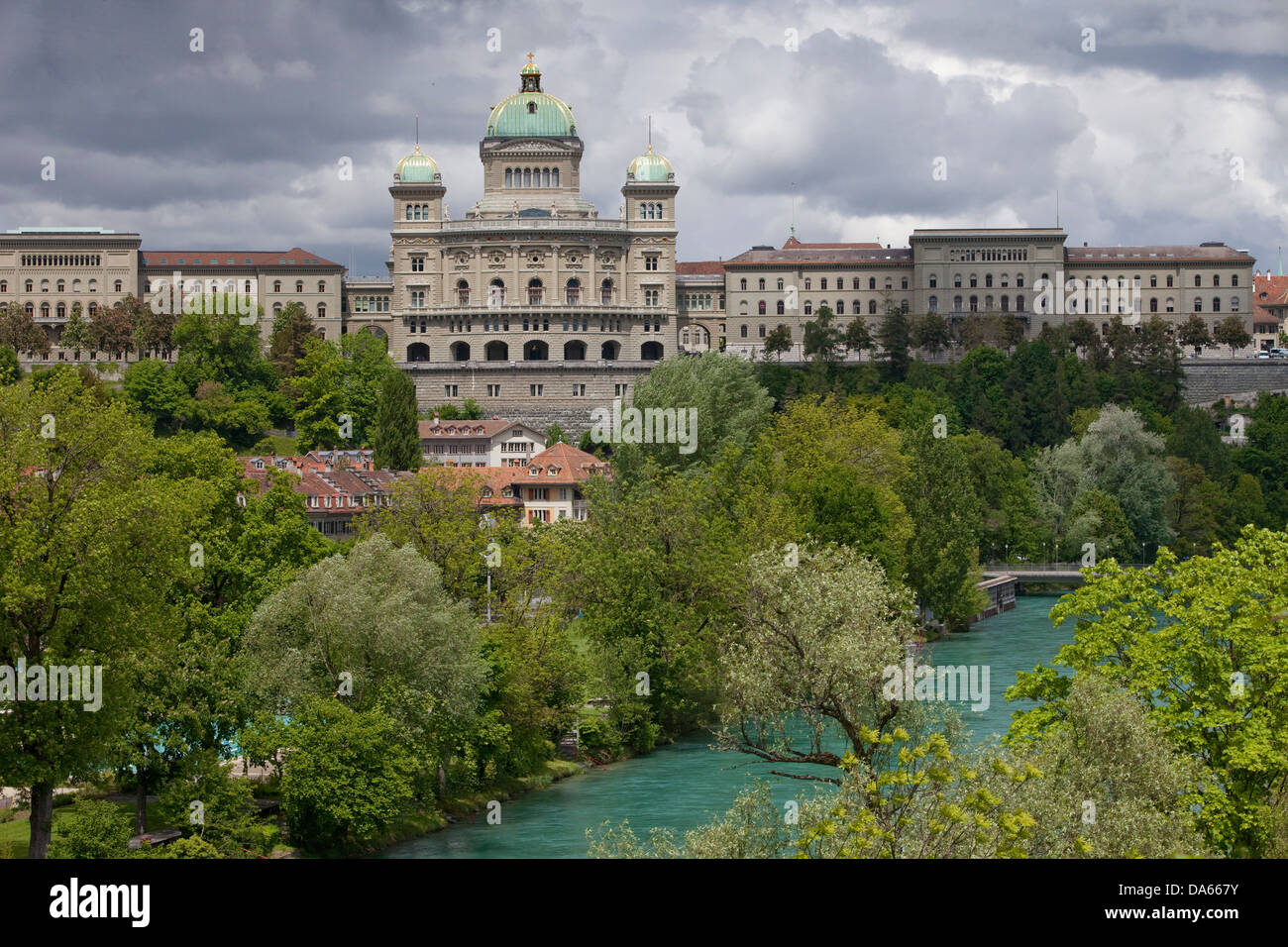 Federal parliament aare bern building hi-res stock photography and ...