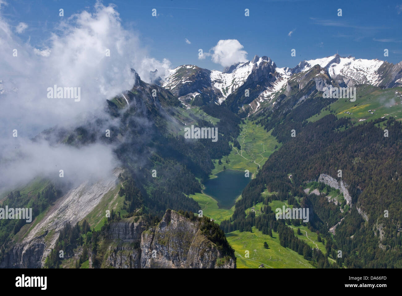 To high castes, box, Alpstein, mountain, mountains, canton, Appenzell ...