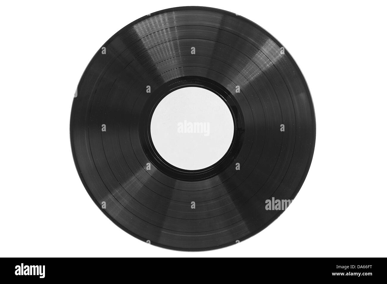 Vinyl record isolated on white background Stock Photo - Alamy