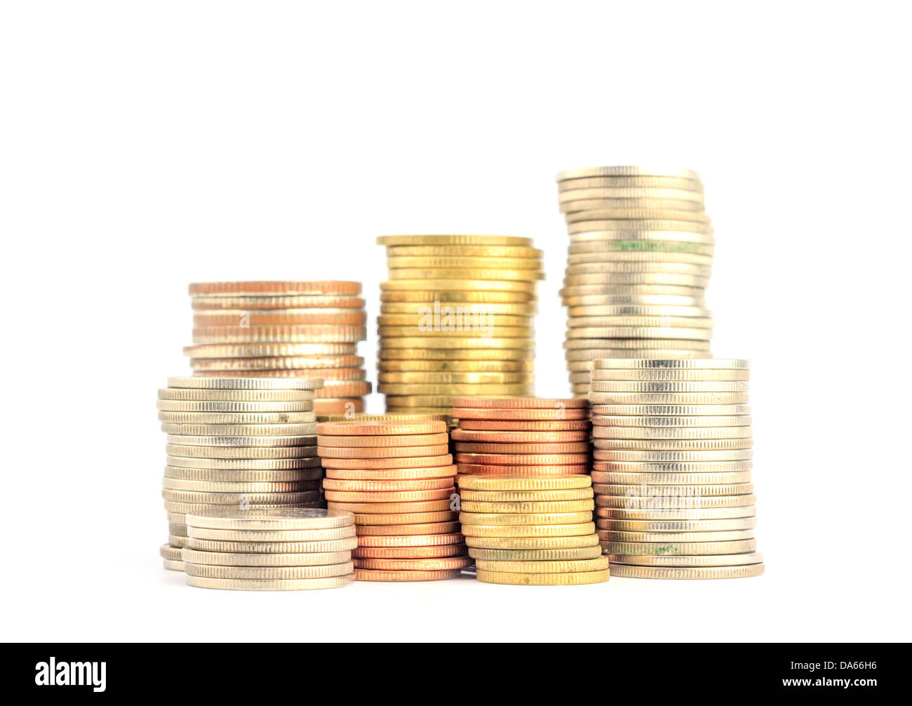 pile of THAI BATH coins Stock Photo - Alamy