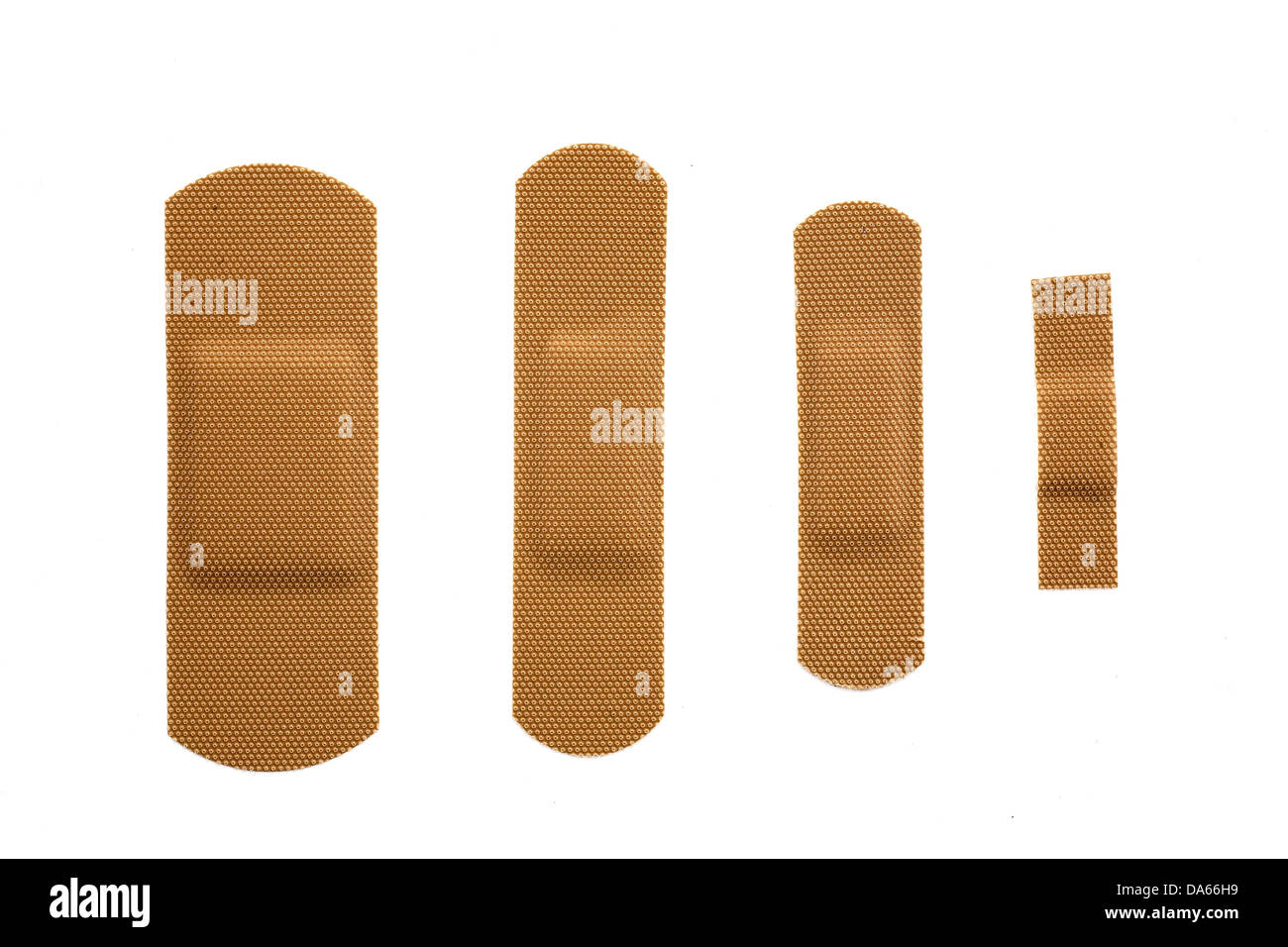 Patch on the injury on a white background Stock Photo - Alamy