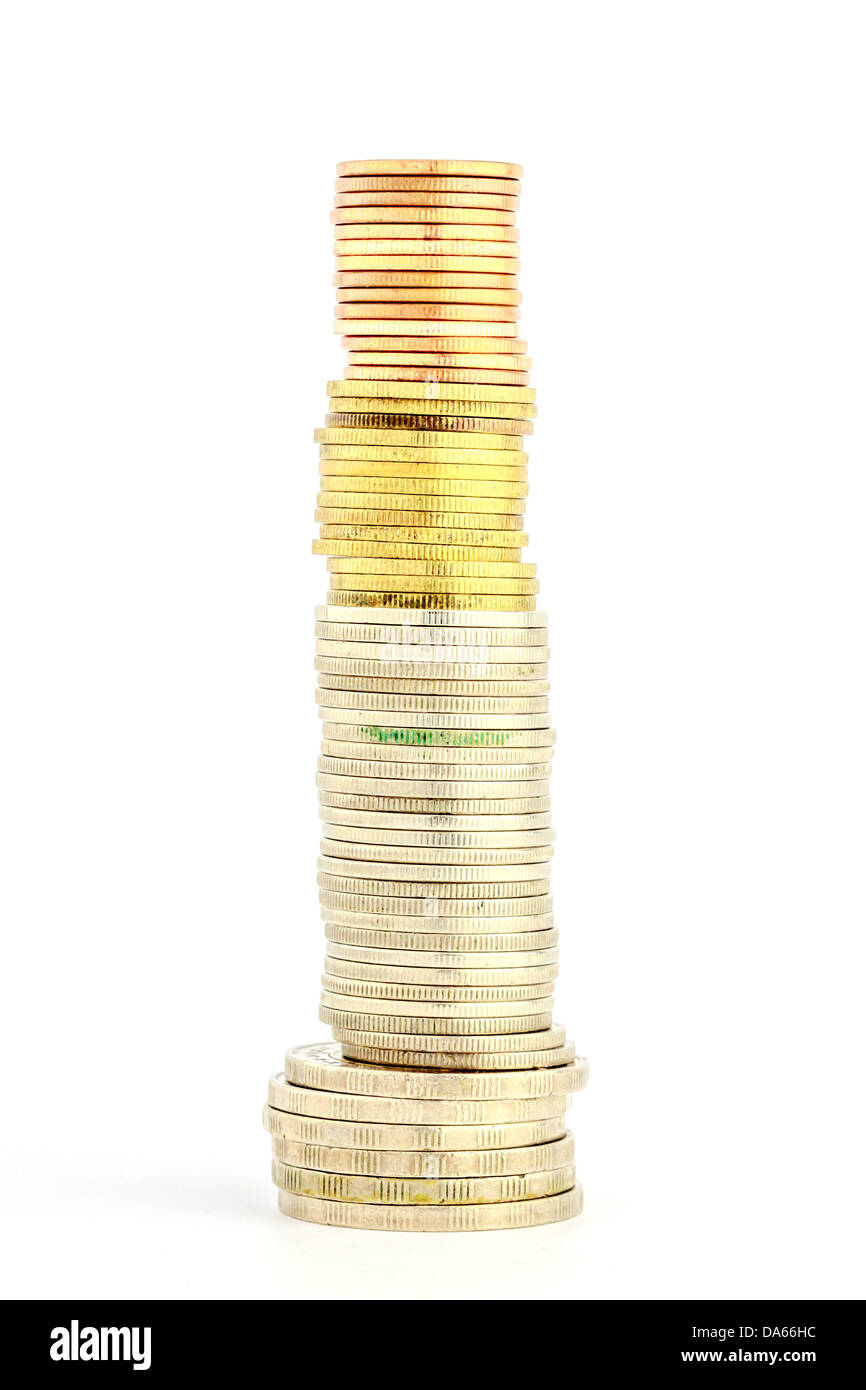 Stacked column Cut Out Stock Images & Pictures - Alamy