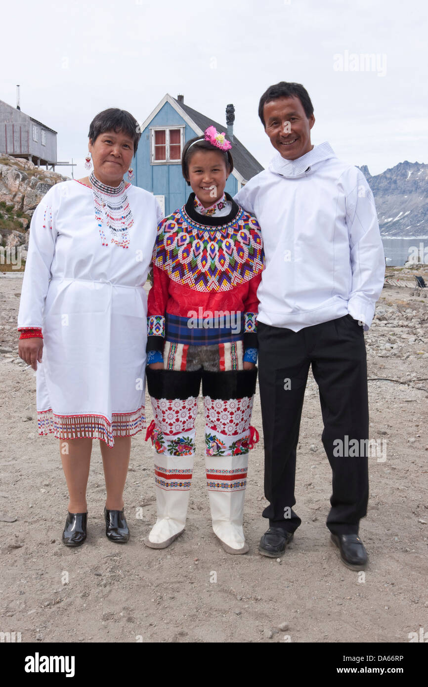 Confirmation, Sermiligaaq, Greenland, East Greenland, church, religion ...