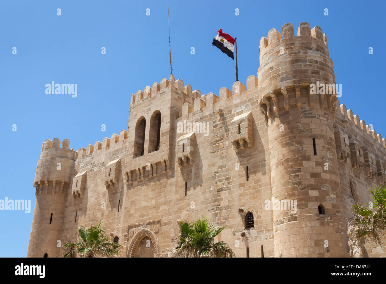 Citadel of Qaitbay, also known as Fort of Qaitbay, Alexandria, Egypt ...