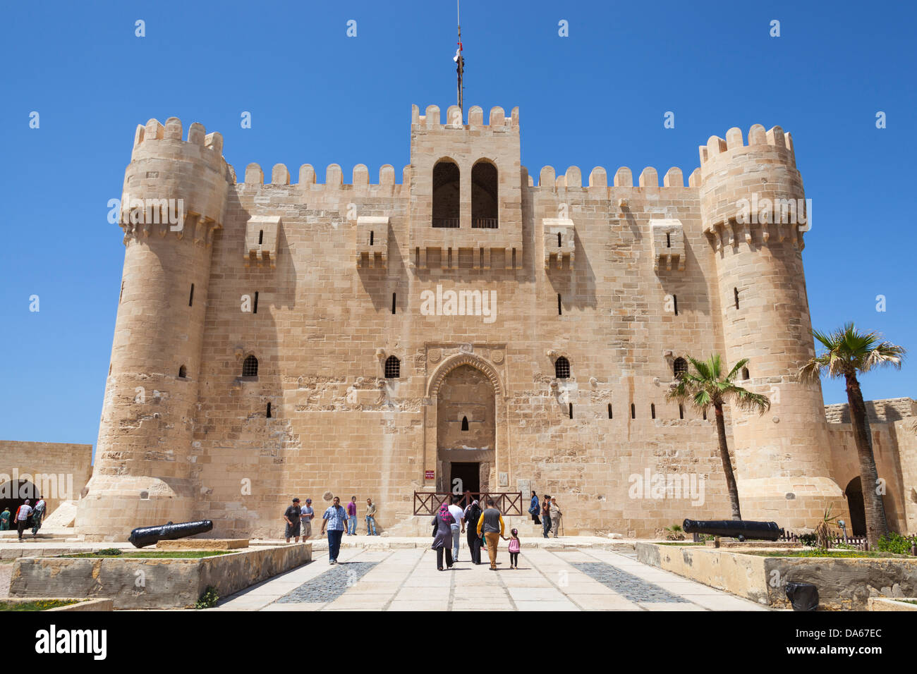Citadel of Qaitbay, also known as Fort of Qaitbay, Alexandria, Egypt ...