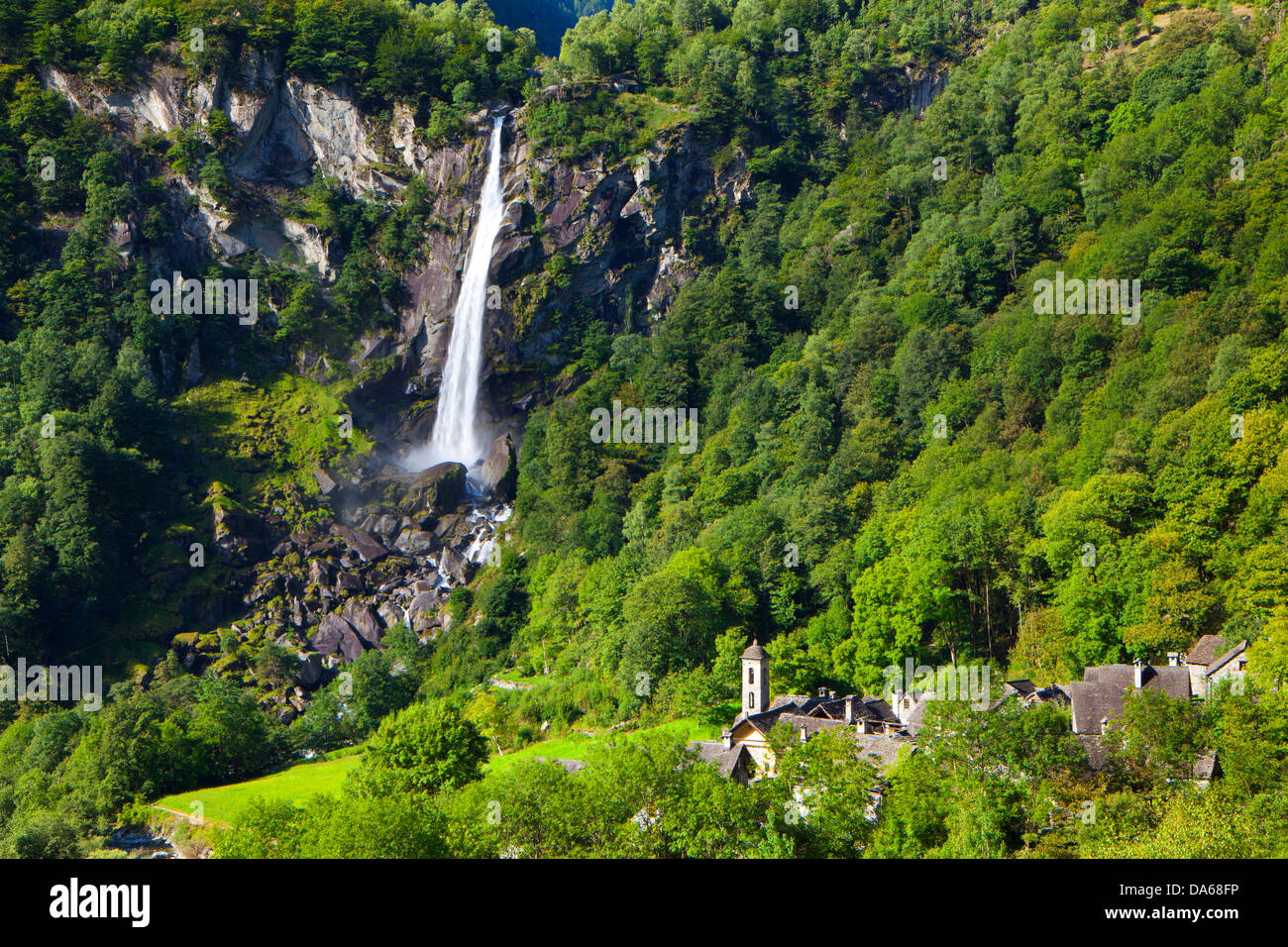 Foroglio, Switzerland, Europe, canton, Ticino, Bavona valley, village ...