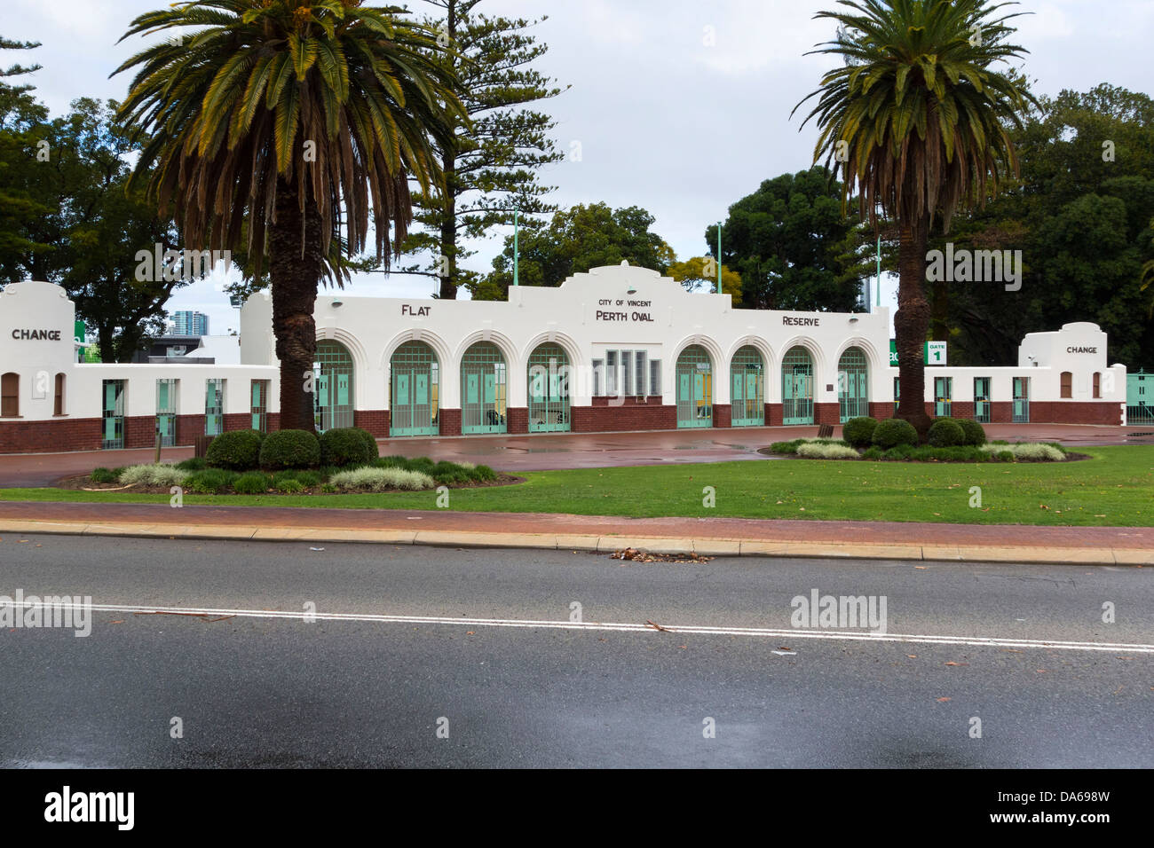 Entrance Gate to Perth Oval, Western Australia Stock Photo - Alamy