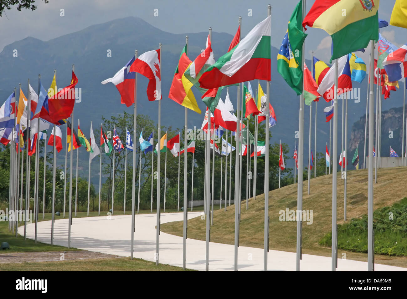 Flags of many nations hi-res stock photography and images - Alamy