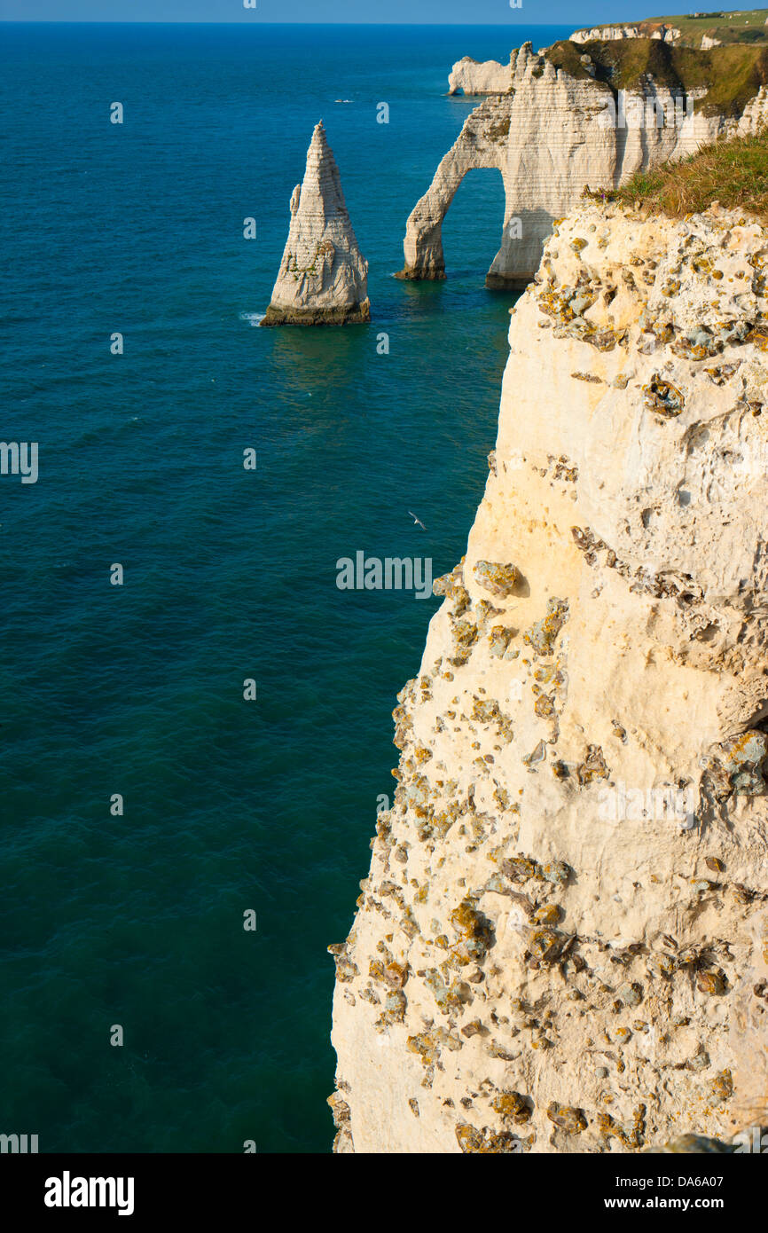 Etretat, France, Europe, Normandy, department Seine maritime, sea ...